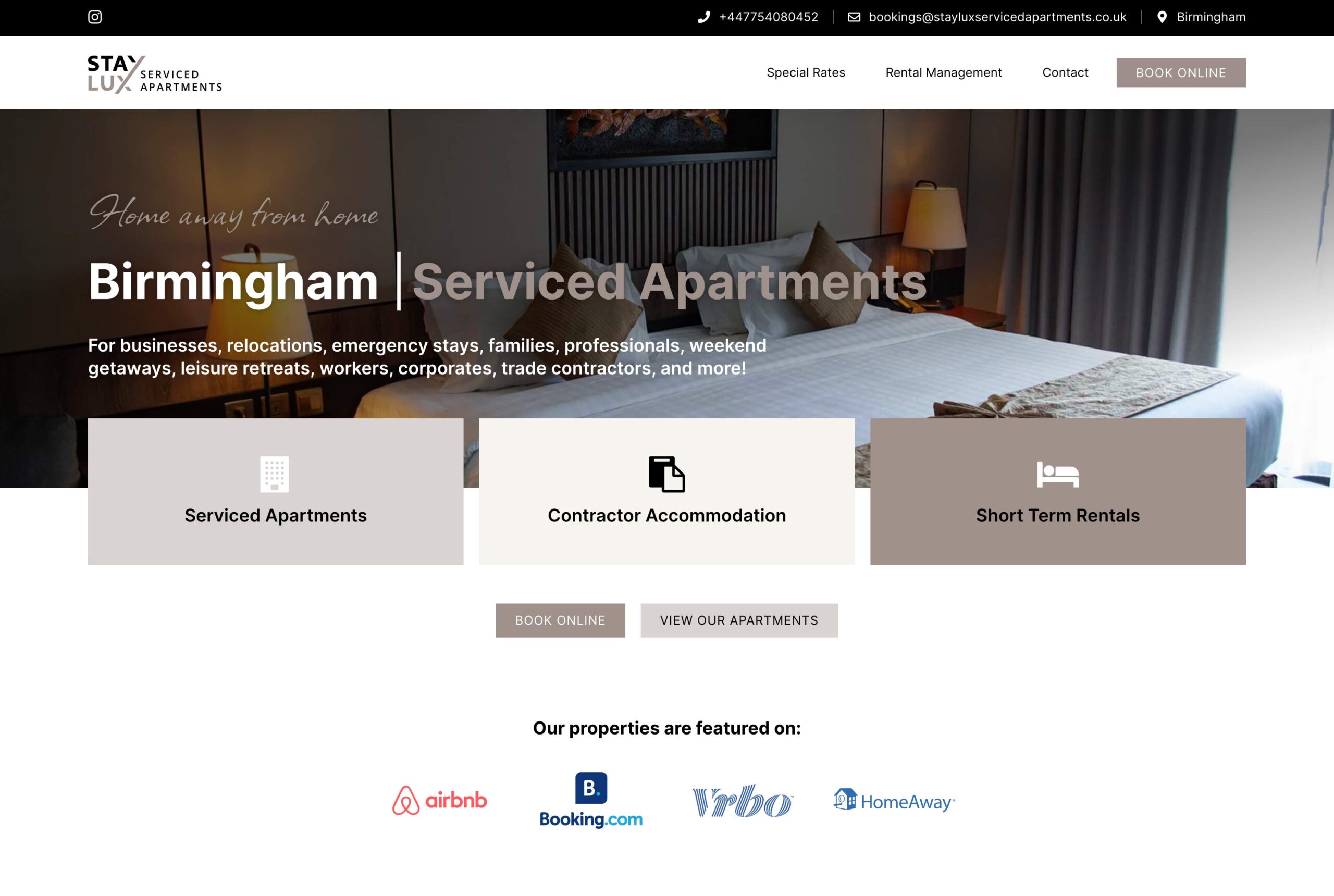 Stay Lux Serviced Apartments - Inlo Design